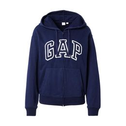 GAP Sweatjacke 'HERITAGE' Damen Größe S navy / weiß