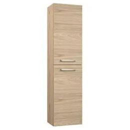 Hochschrank Welltime "Scandic", helle eiche, B:35cm H:160cm T:34,8cm, FSC-zertifizierter Holzwerkstoff, Schränke, verspiegelt, mit Soft-Close-Funktion, verschiedene Breiten, FSC