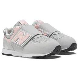 Sneaker New Balance "NW574", Gr. 20,5, grau (grau, rosa), Synthetik, Schuhe, mit Klettverschluss