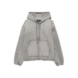 Pull&Bear Pull&Bear Sweatjacke Herren Größe XL grey denim