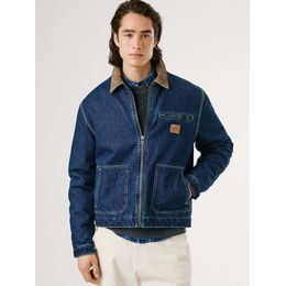Pepe Jeans Jacke Herren Gr&ouml;&szlig;e L beige / blue denim