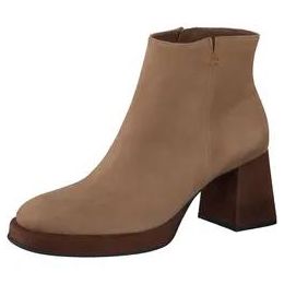 Stiefelette Paul Green "Paul Green Stiefelette Leder", Damen, Gr. 40,5, braun (hazel), Leder, Schuhe
