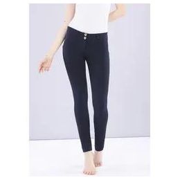 Jeggings Freddy "WRUP1RC001ORG", Damen, Gr. M38, N-Gr, blau (blau navy), Web, Obermaterial: 81% Baumwolle, 19% Elasthan, unifarben, Casual, Hosen, mit Elasthan für die perfekte Passform