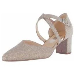 Riemchensandale Gabor "Gabor Sandalen Lederimitat", Damen, Gr. 39, rosa, Lederimitat, Casual, Schuhe