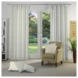 Vorhang WIRTH "Gospic" Gr. 3, grün, B:132cm H:225cm, Jacquard, Baumwolle, Polyester, Gardinen