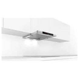 Bosch Flachschirmhaube "DFS067K51", Standardmodul: A (A+++-D), silber (edelstahlfarben), B:59,8cm H:42,6cm T:29cm, Dunstabzugshauben