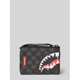 Sprayground Portemonnaie mit Label-Patch Modell 'DRIPPING SHARKS IN PARIS'