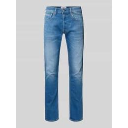 Replay Straight Fit Jeans im Used-Look Modell 'GROVER'
