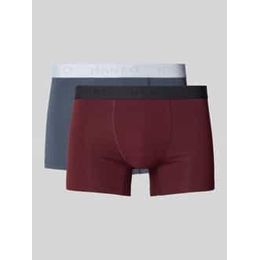Hanro Trunks mit elastischem Logo-Bund im 2er-Pack