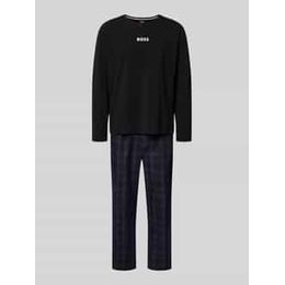 BOSS Regular Fit Pyjama aus Baumwoll-Mix Modell 'ANTHONY'