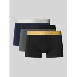BOSS Trunks aus Baumwoll-Lyocell-Mix im 3er-Pack