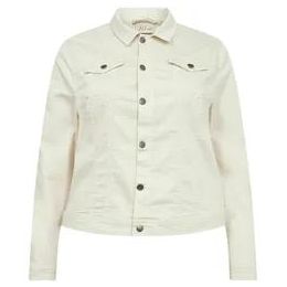 Winterjacke WASABI CONCEPT "Wasabi Concept Coat FILUKA", Damen, Gr. L, 1620 cream, Obermaterial: 65% Baumwolle, 32% Polyester, 3% Elasthan, Jacken