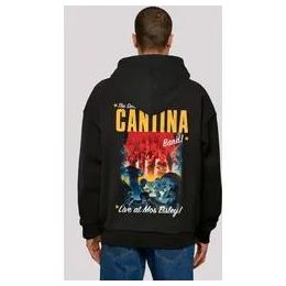 Kapuzenpullover F4NT4STIC "Star Wars Cantina Band", Herren, Gr. S, schwarz, Obermaterial: 100% Baumwolle, casual, oversize, Langarm, Pullover, Premium Qualität