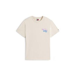 Tommy Jeans T-Shirt Herren Gr&ouml;&szlig;e XXL creme / hellblau / rosa