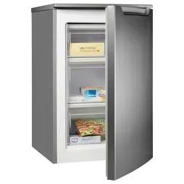 Hanseatic Gefrierschrank "HGS8555B", Energieeffizienz: B (A-G), silber (edelstahl), B:55cm H:85cm T:58cm, Gefrierschränke