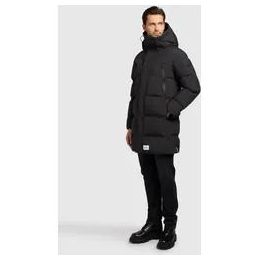 Steppmantel Khujo "MORSE3", Herren, Gr. XXL, obrage grau, 100% Polyester, unifarben, Langarm eingesetzt gerader Abschluss mit innenliegendem Gummizug, Mäntel