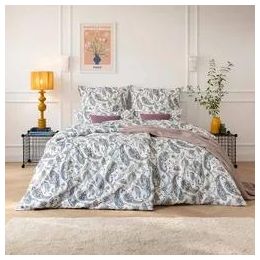 Bettwäsche Estella "Dariana", bunt (multicolor), B/L: 135cm x 200cm, 2 St., Schweizer Satin, B/L: 80cm x 80cm & 40cm x 80cm, Schweizer Satin, Obermaterial: 100% Baumwolle, Bettwäsche