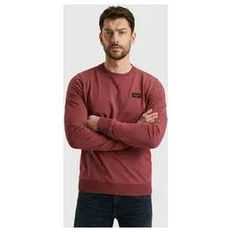PME-Legend Sweatshirt PME LEGEND "Airstrip sweat", Herren, Gr. XXXL, rosa (dry rose), Sweatware, Obermaterial: 95% Baumwolle, 5% Elasthan, unifarben, casual, regular fit normal, Rundhals, Langarm Rippbündchen, Sweatshirts, mit Logo Stickerei