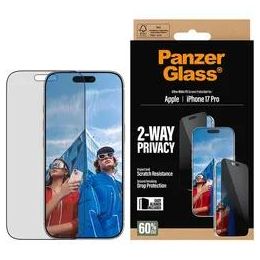 CARE BY PANZERGLASS Displayschutzglas "2-Way Privacy Ultra-Wide Fit Screen Protector", transparent, B:11,00cm H:1,30cm T:19,70mm, Displayfolien, Displayschutzfolie, Schutzfolie, Bildschirmschutz, kratz- & stoßfest