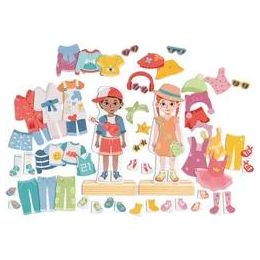 Konturenpuzzle HAPE "Magnetisches Anzieh-Puzzle", bunt, Puzzles, KinderB:30,6cm T:4,2cm, Holz, B:30,6cm T:4,2cm