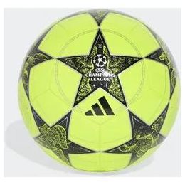 Fußball Adidas PERFORMANCE "UCL CLB" Gr. 5, solar gelb, schwarz, silber metallic, Bälle, Kinder, 5, 0,4 g, Champions League, B:22,3cm H:17,3cm T:22cm