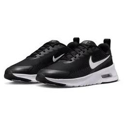 Sneaker Nike SPORTSWEAR "W AIR MAX NUAXIS", Gr. 36,5, schwarz, weiß, dunkelgrau, comet rot, Textil, Synthetik, sportlich, Schuhe