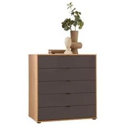 Schubkastenkommode Wiemann "Cardiff Sideboard, Wäscheschrank, teilmassiv Erle, mit Schubladen", braun, B:80cm, Sideboards, Schubkästen inklusive Selbsteinzug und Dämpfung