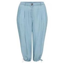 Chinohose WASABI CONCEPT "Wasabi Concept Trousers WA-FLORA 10", Damen, Gr. L, Normalgrößen, 2070 light blau denim, Obermaterial: 100% Lyocell, Hosen
