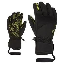 Skihandschuhe Ziener "LOTAR-Z GTX PR glove", M&auml;dchen, Gr. 3, schwarz, Materialmix, Handschuhe