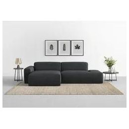 Ecksofa Trendmanufaktur "Braga, mit hochwertigem Kaltschaum, L-Form, in Cord erhältlich", grau (anthrazit), B:275cm H:72cm T:160cm, 100% Polyester, Sofas, modernes Sofa, Couch mit hohem Sitzkomfort, 275/72/160 cm (B/H/T)