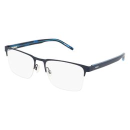 Hugo HG 1076 Brille Herren | Fassung: Vollrand, Quadratisch, Blau Matt