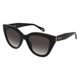 Just Cavalli SJC173 | Damen-Sonnenbrille | Fassung: Vollrand, Butterfly, Kunststoff, Schwarz Glänzend | Glasfarbe: Grau Verlaufend