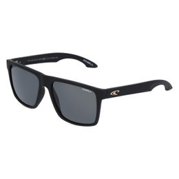 O`Neill O'Neill HARLYN2.0 | Herren-Sonnenbrille | Fassung: Vollrand, Quadratisch, Kunststoff, Schwarz Matt | Glasfarbe: Grau