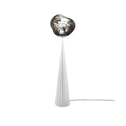 Tom Dixon Melt Cone Fat Floor Silver/Silver LED