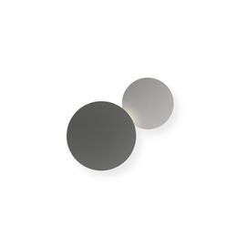Vibia Puck Wall Art 5480 Black Grey/Grey L2 2700K Dali