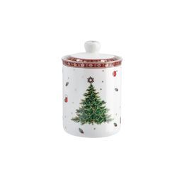 Peill & Putzler Peill+Putzler Keksdose Weihnachtsgeschirr Santa weiß Porzellan Maße (cm): H: 15 Ø: 10.6 » Höffner
