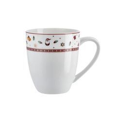 Peill & Putzler Peill+Putzler Kaffeebecher Weihnachtsgeschirr Santa mehrfarbig Porzellan Maße (cm): H: 10,5 Ø: 9 » Höffner