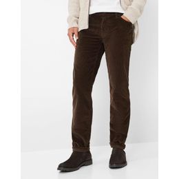 Brax Herren Five-Pocket-Hose Style CADIZ NOUGAT, dunkelbraun, Gr. 36/34