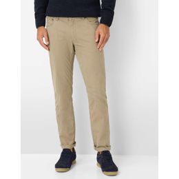 Brax Herren Five-Pocket-Hose Style CHUCK IVORY, Beige, Gr. 30/32