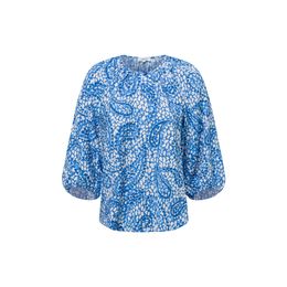 s.Oliver Blouse female size L Blue / Azure / White