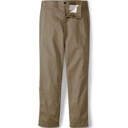 LANDS' END Classic Fit Chinohose TRAVEL, Herren,  Beige, Baumwoll-Mischung/Polyester-Mischung, by Lands' End