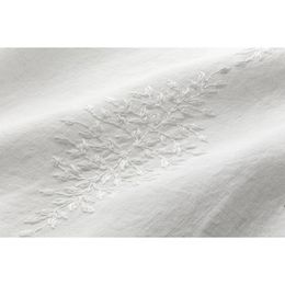 Charvet Editions Tischläufer Leinen Blätterranke