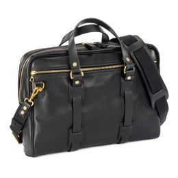 Croots Leder-Laptop-Tasche