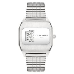 Liebeskind Berlin Damen Quarzuhr &raquo;Vinyl Vision&laquo; Armbanduhr, Damenuhr, Edelstahlarmband, analog