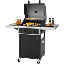 Tepro Gasgrill »Keansburg 2« BxTxH: 118x59, 2x114, 6 cm schwarz/edelstahlfarben