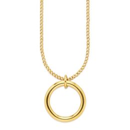 ANISTON JEWELRY & WATCHES Lange Kette »Schmuck Geschenk Edelstahlkette lang mit runden Anhänger« gelbgoldfarben Lange Halskette mit Anhänger von...