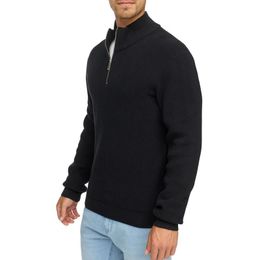 INDICODE Troyer »INEmil ½ zip« Black XXL XXL Pullover mit Zipper von INDICODE