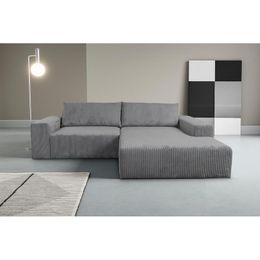 WERK2 Ecksofa &raquo;Rio, elegant & bequem, Breite 262 cm, L-Form&laquo; Puristisches Design mit maximalem Komfort 90% Polyester, 10% Nylon