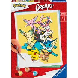 Ravensburger Malen nach Zahlen »CreArt, Adults Trend, Pokémon - Eevee Evolutions« Made in Europe bunt