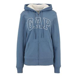 GAP Tall Sweatjacke 'HERITAGE' Damen Größe M blau / weiß